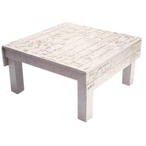 'I Was Here' Coffee Table by Jason Miller at 1stDibs