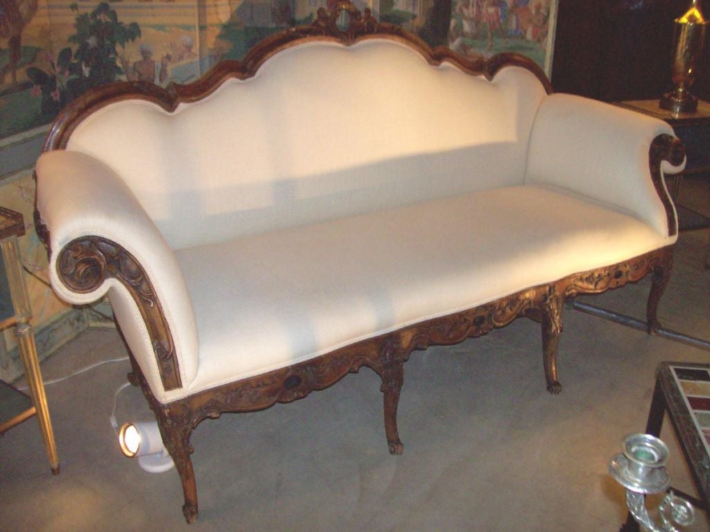 18TH CENTURY ITALIAN ROCOCO SOFA at 1stDibs