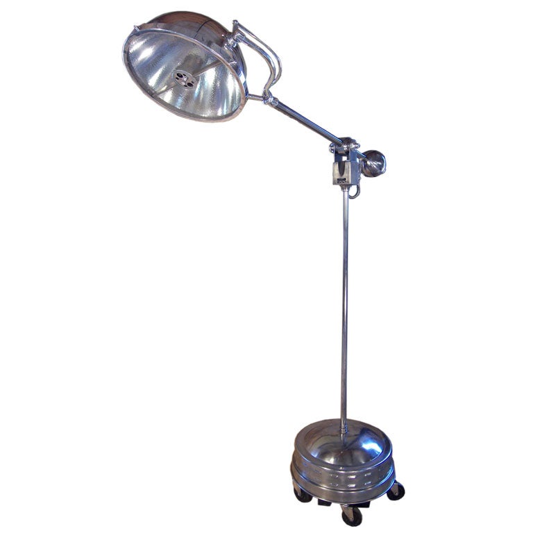 Vintage Floor Standing Medical Light at 1stDibs