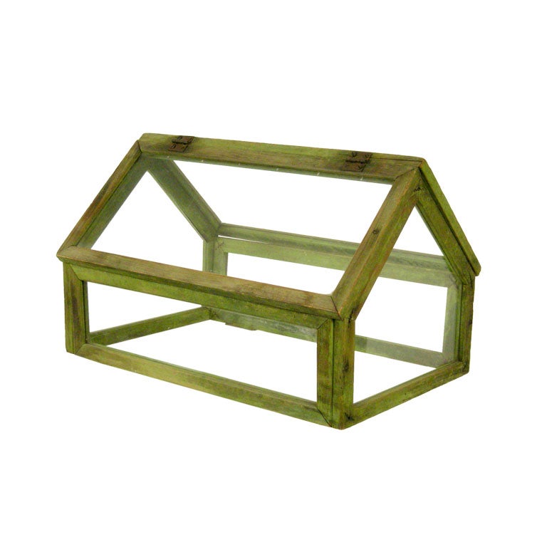 ARCHITECTURAL GREEN TERRARIUM at 1stDibs