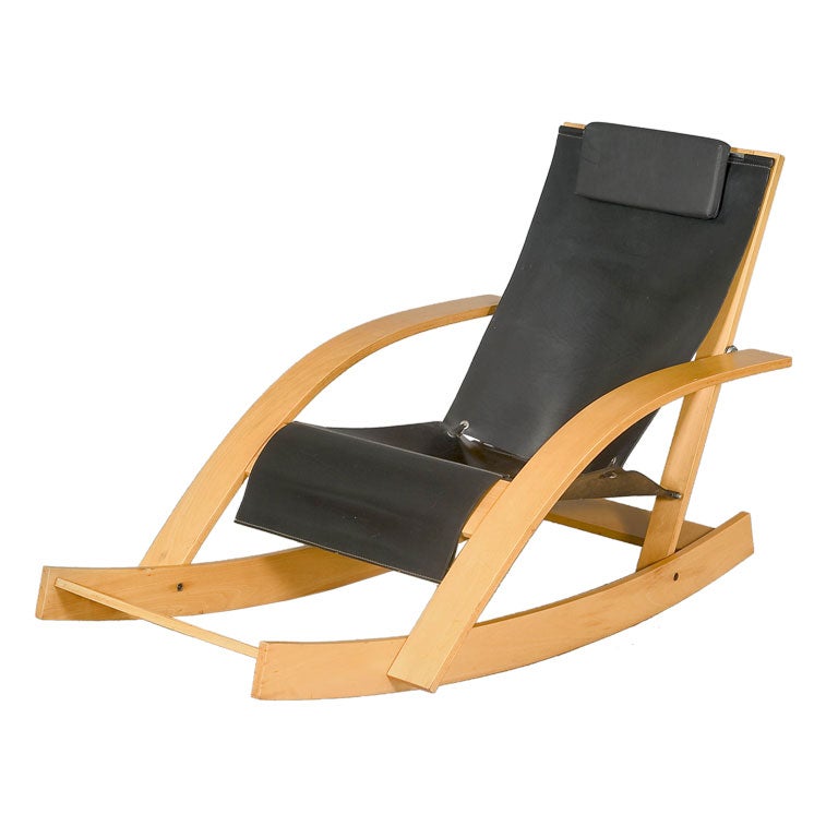 Sling Rocking Chair by Jerry Johnson at 1stDibs | sling rocker, johnson ...