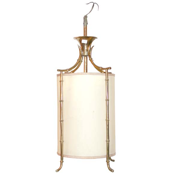 Bamboo Pagoda Ceiling Light at 1stDibs