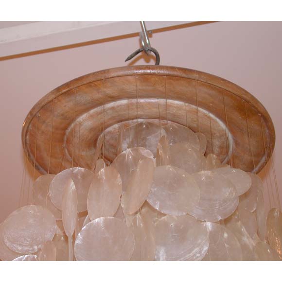 Verner Panton Double Mother of Pearl Ceiling Light at 1stDibs