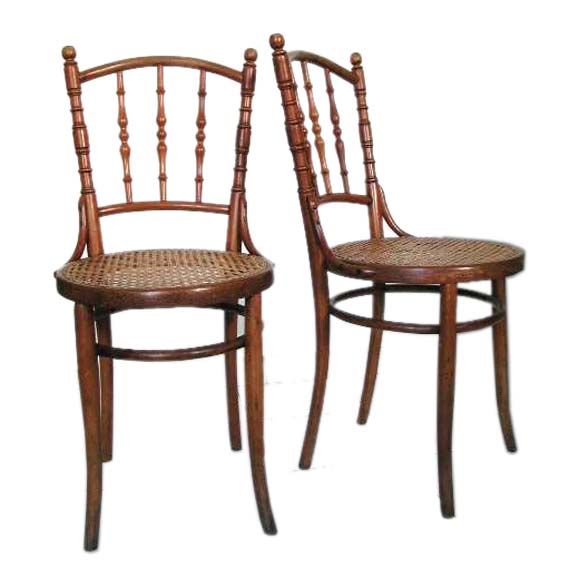 Six Jacob and Joseph Kuhn Chairs For Sale at 1stDibs