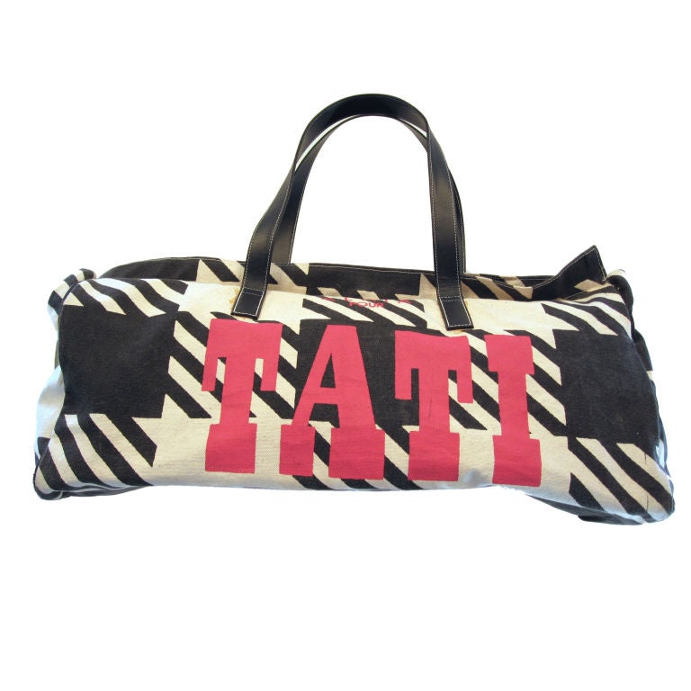 1991 Alaia for Tati Overnight Bag at 1stDibs
