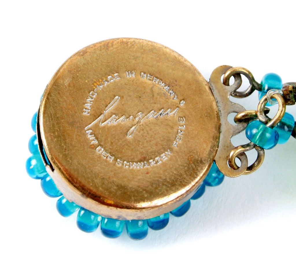 Langani Pucci Colored Multi Strand Necklace at 1stDibs