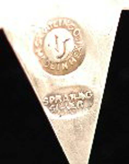 Spratling Star Pin 6 Points Sterling Silver and Amethysts For Sale at ...