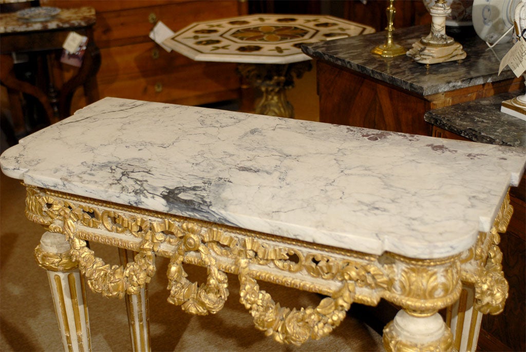 Louis XVI Period Console Table with Marble Top, France, circa 1790 at ...