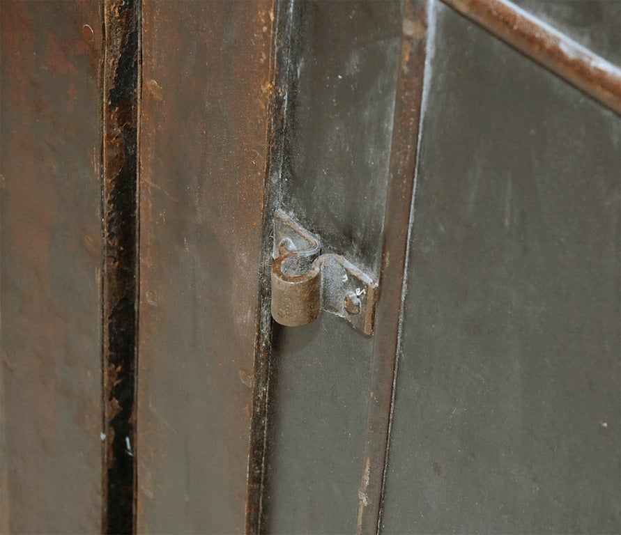 Antique Pair of Metal Doors For Sale at 1stDibs