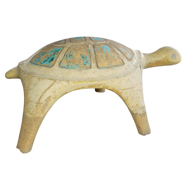 Giant Cement Turtle at 1stDibs