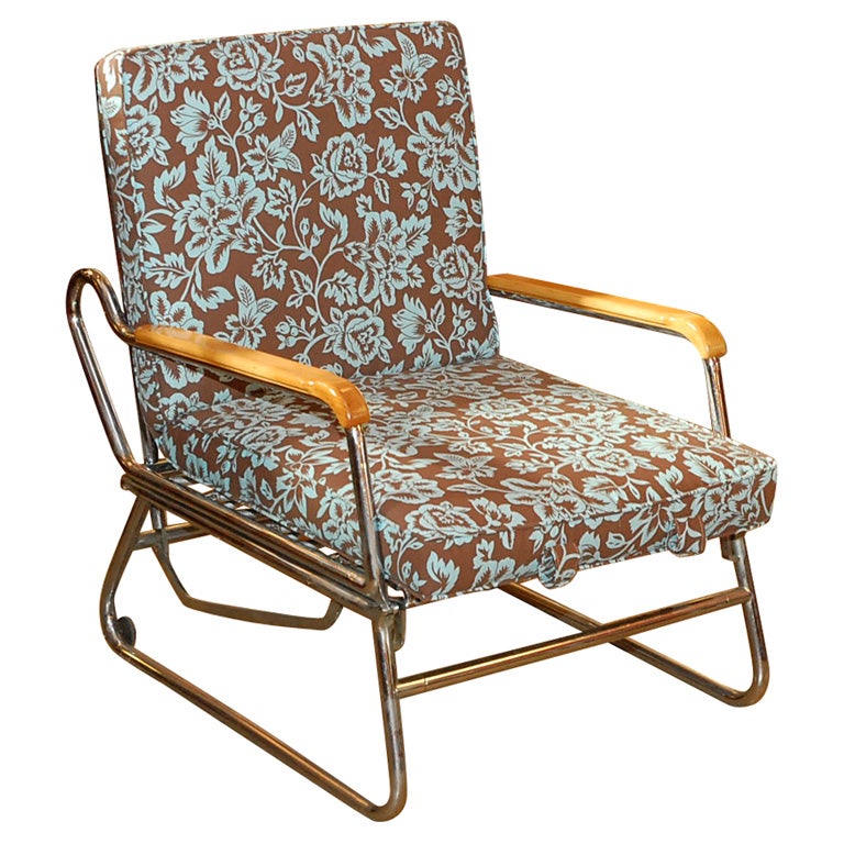 French Chaise Longue by Francois Caruelle For Sale at 1stDibs