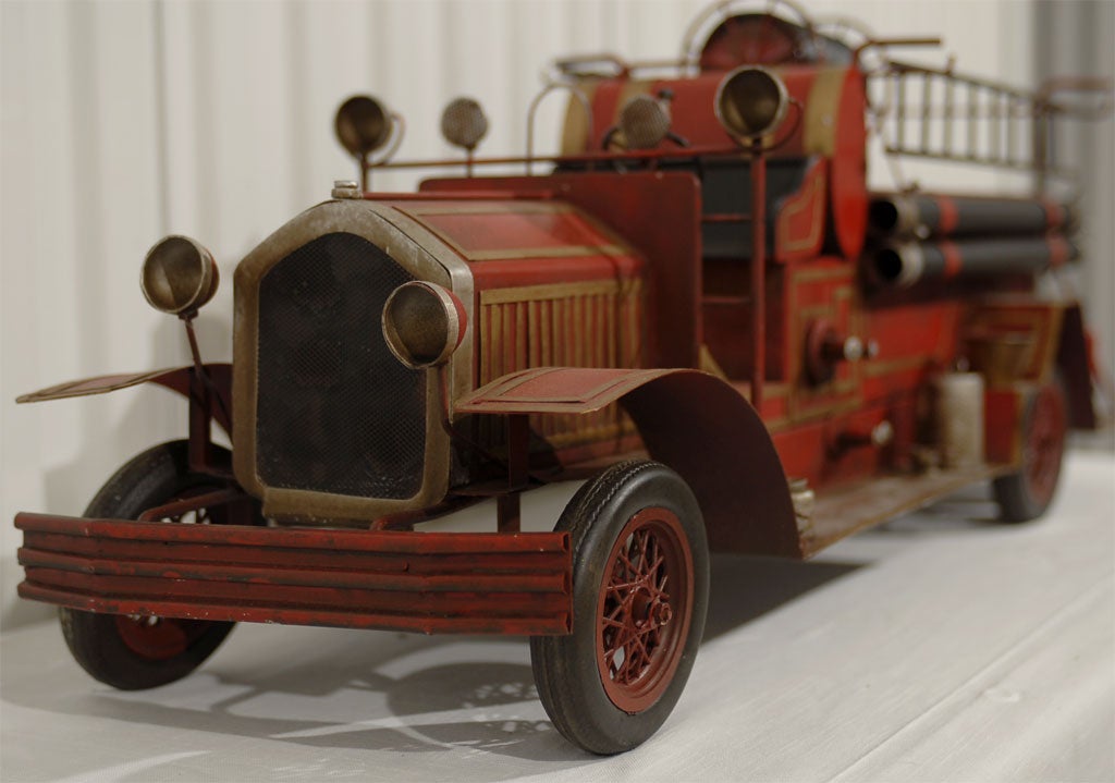 HUGE Red Early Fire Engine at 1stDibs