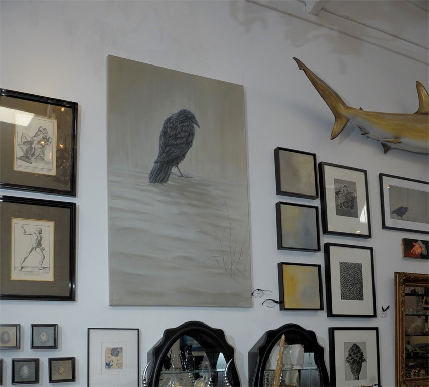 Bella Bigsby Crow Painting For Sale at 1stDibs
