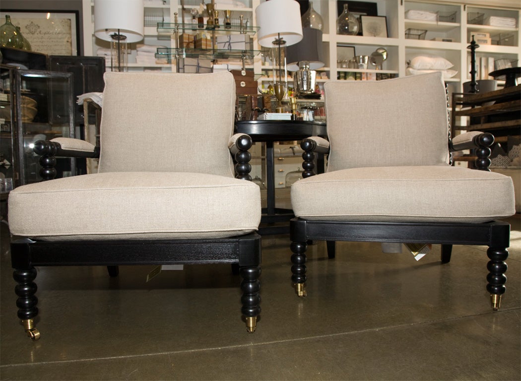 Pair of bobbin chairs For Sale at 1stDibs