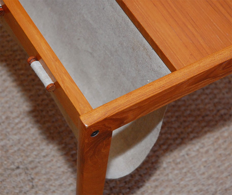 Danish Magazine Rack Side Table. at 1stDibs | narrow side table with ...