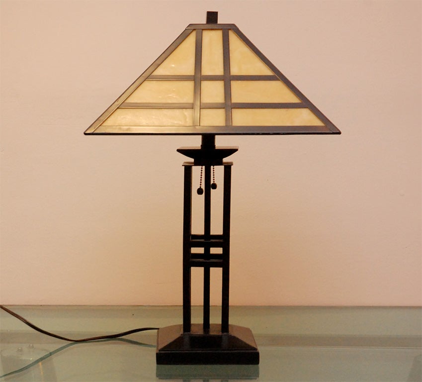 SINGLE ARTS and CRAFTS STYLE TABLE LAMP at 1stDibs | arts and crafts ...