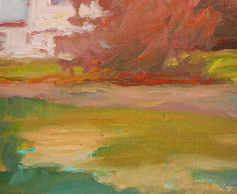 Jerrold Turner oil painting on canvas, signed and dated. at 1stDibs