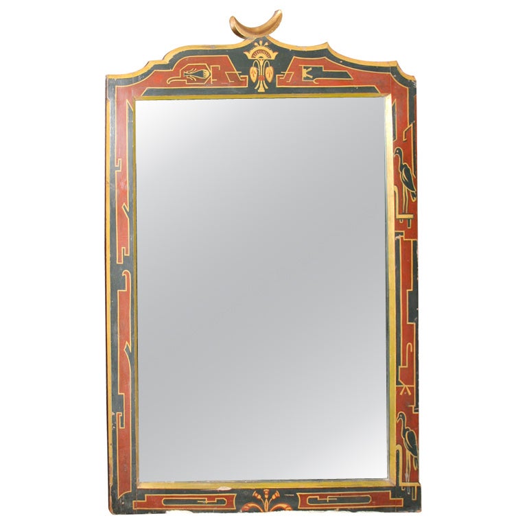 Egyptian Style Mirror at 1stDibs