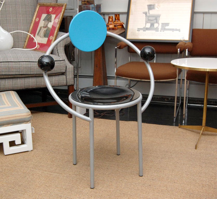 Memphis style chair at 1stDibs | memphis chairs