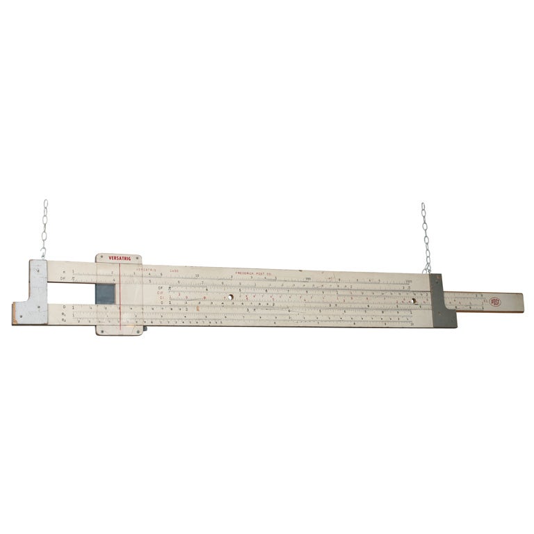 Large Slide Rule at 1stDibs