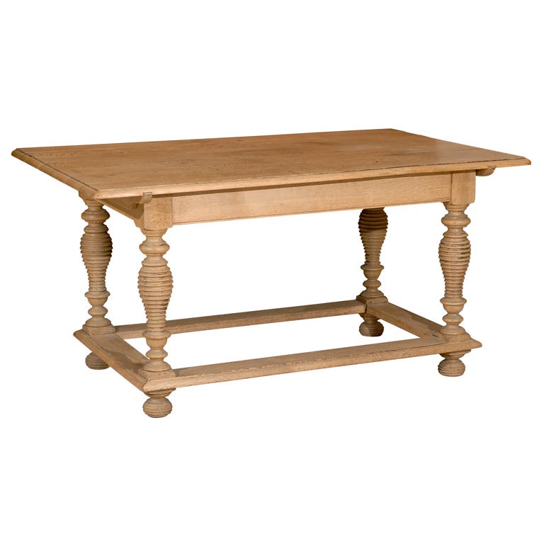 19th Century Bobbin Leg Dining Table at 1stDibs