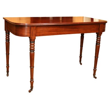 Sheraton, mahogany dining table at 1stDibs