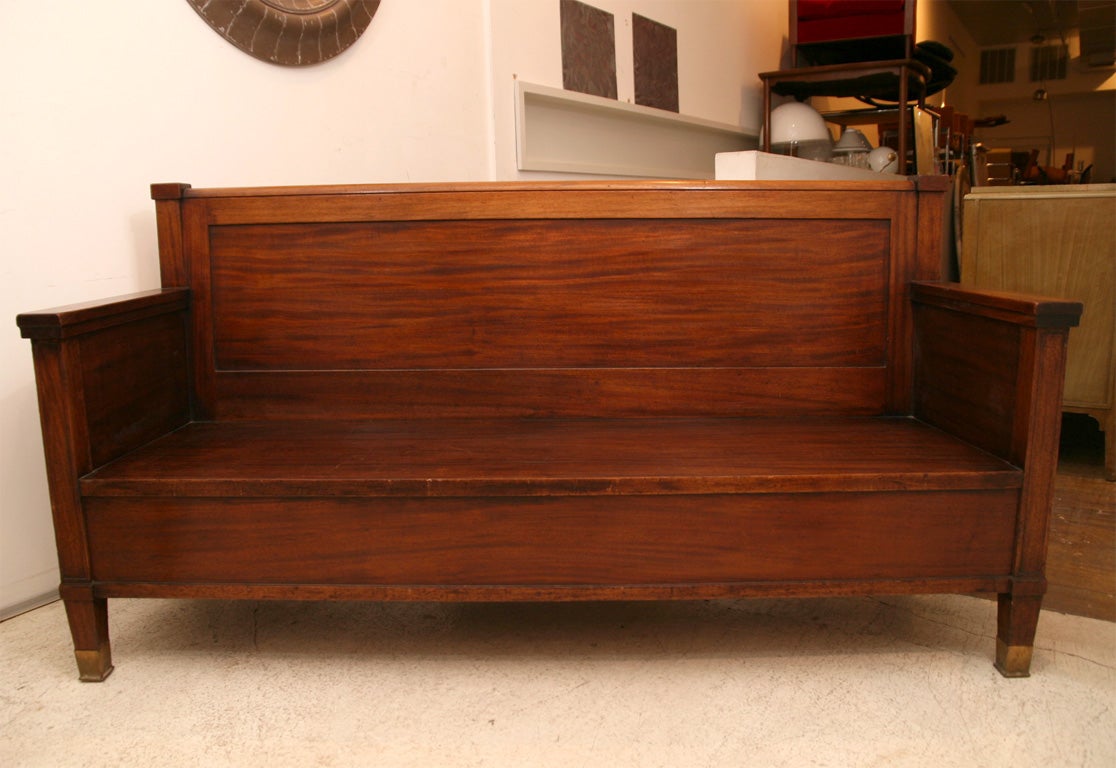 Antique English Bench at 1stDibs