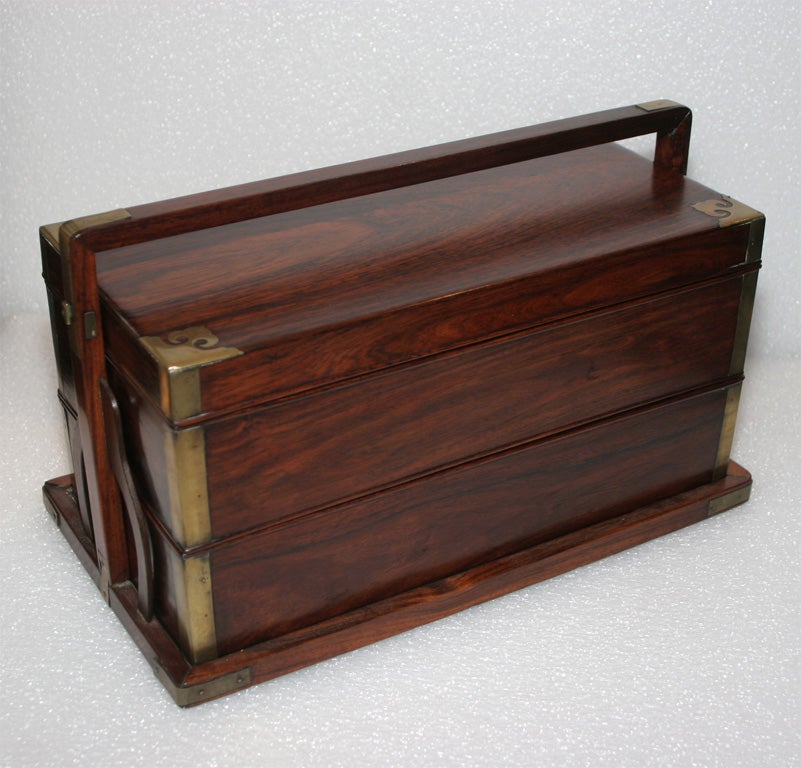 Exceptional Chinese Scholar's Rosewood Writing Box at 1stDibs