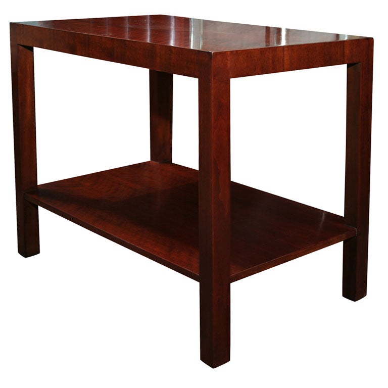 Two Tier side table by Gilbert Rohde For Herman Miller Co. at 1stDibs