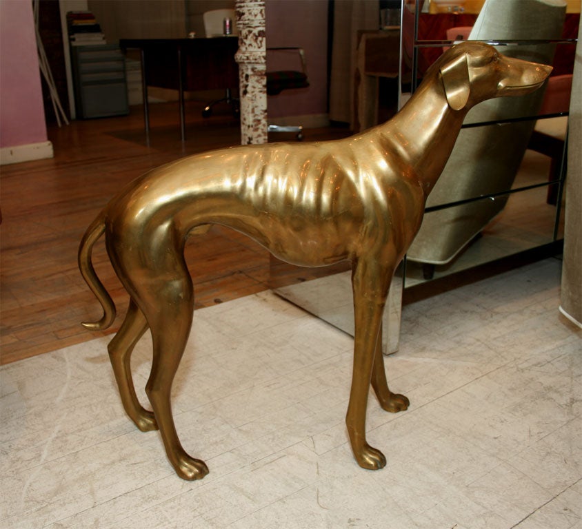Whippet Statue at 1stDibs