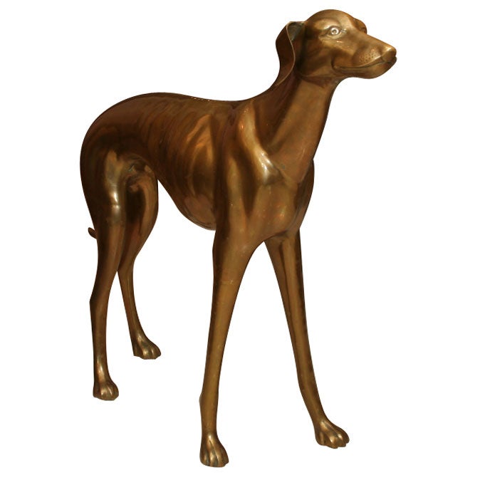 Whippet Statue at 1stDibs