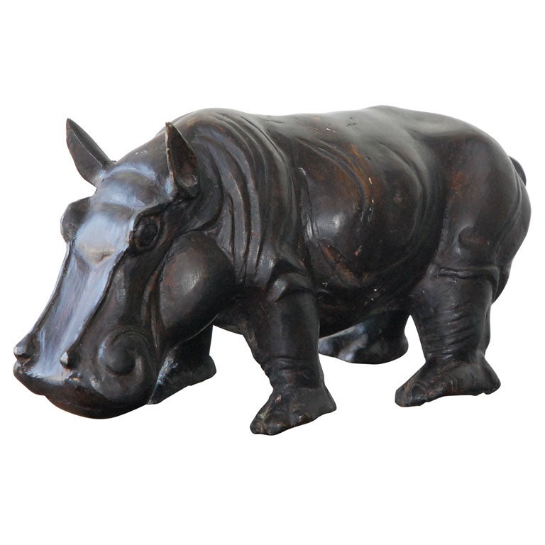 HIppo Sculpture at 1stDibs