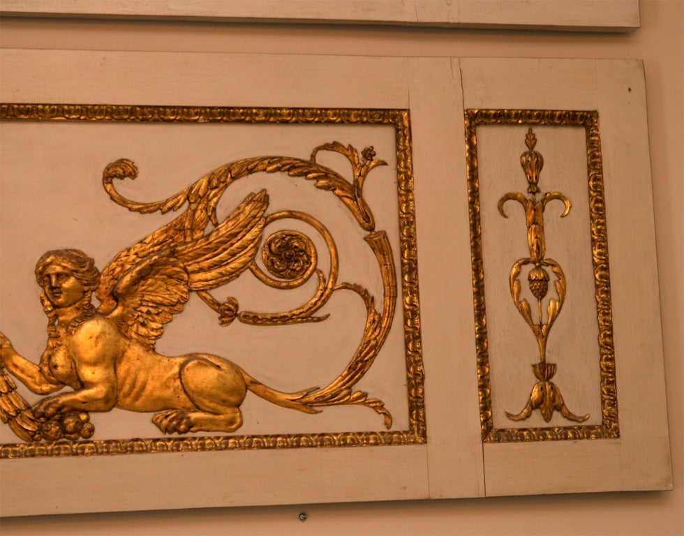 A Series of 3 French Boiserie Panels with Neoclassical Motifs For Sale ...