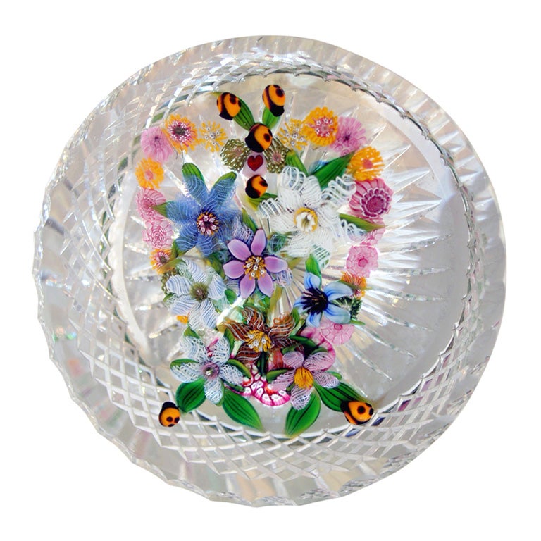 Debbie Tarsitano Faceted Paperweight Plaque at 1stDibs