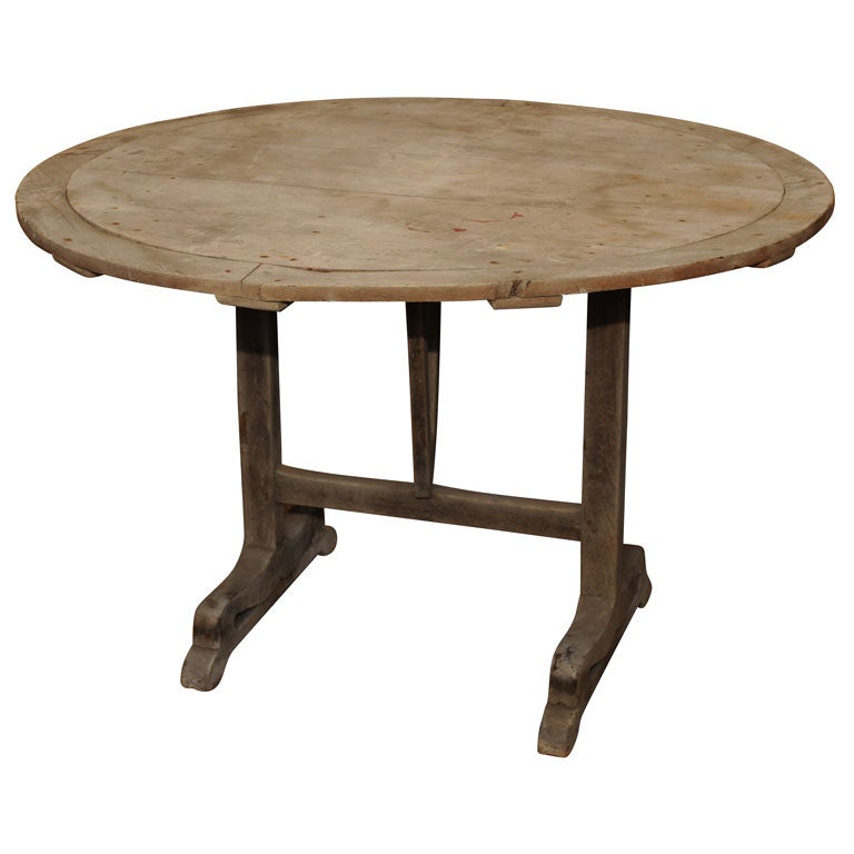 Rustic Wine Table at 1stDibs