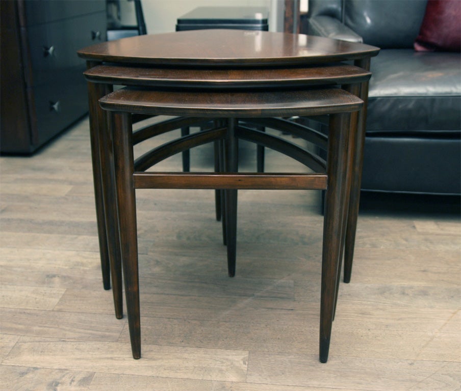 Triangular Nesting Tables at 1stDibs