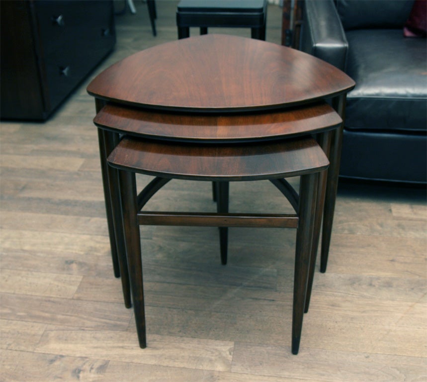 Triangular Nesting Tables at 1stDibs