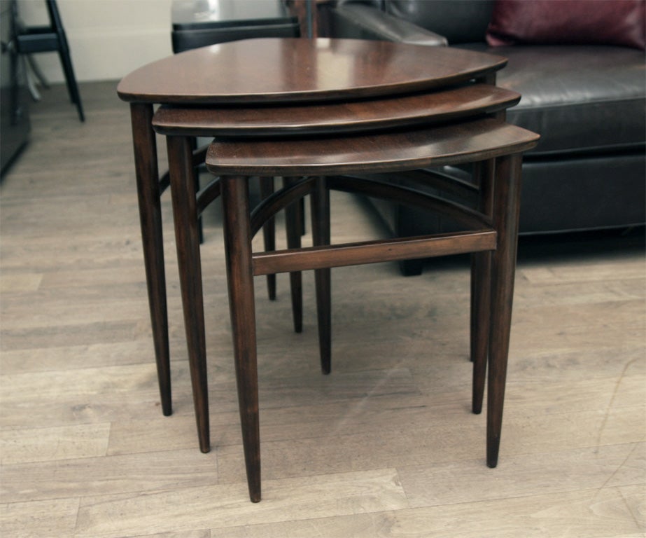 Triangular Nesting Tables at 1stDibs