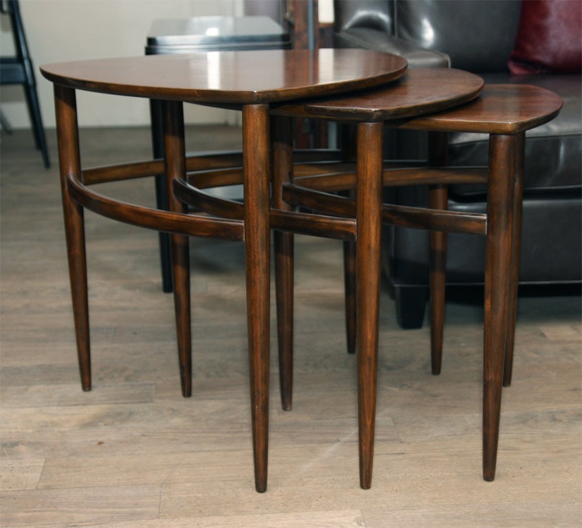 Triangular Nesting Tables at 1stDibs