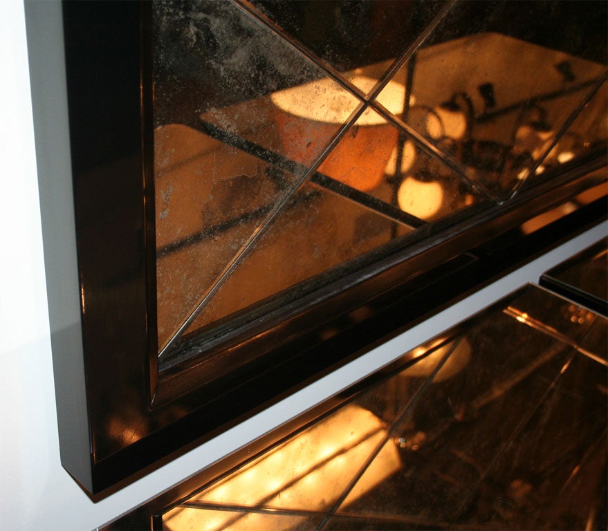 Spectacular Hollywood Diamond Panel Smoked Mirror at 1stDibs | smoked ...