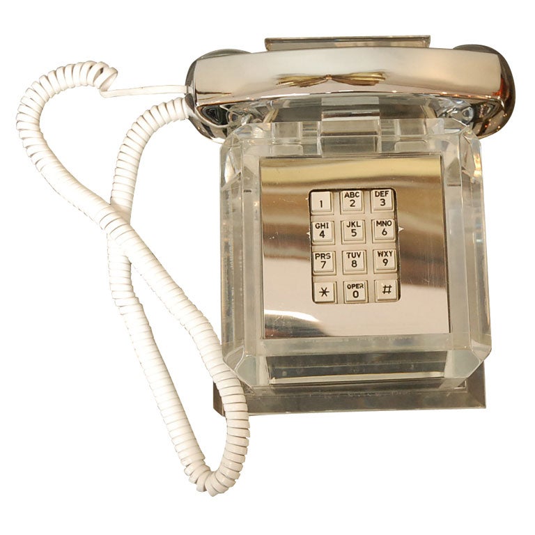 Vintage Lucite Telephone at 1stDibs