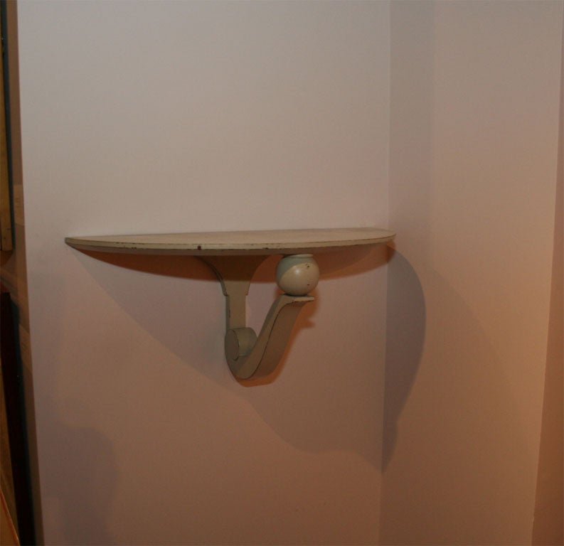 Neoclassic Demi Lune Wall Mount Console by Edward Wormley at 1stDibs