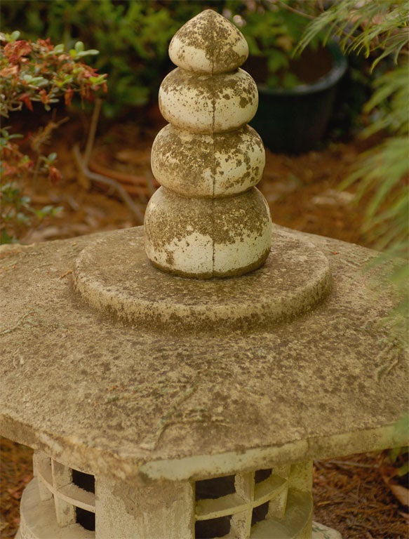 Fabulous Large Garden Statue of a Chinese Pagoda at 1stDibs