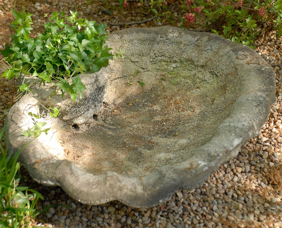 Large Shell Garden Fountain at 1stDibs