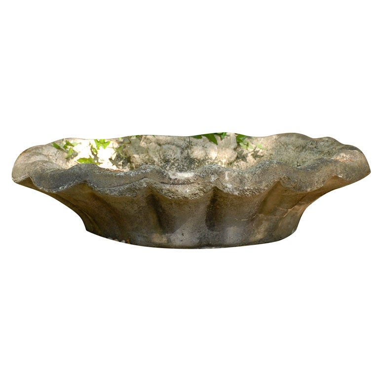 Large Shell Garden Fountain at 1stDibs