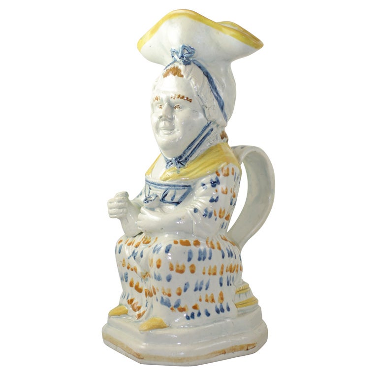 Prattware Martha Gunn Toby Jug at 1stDibs