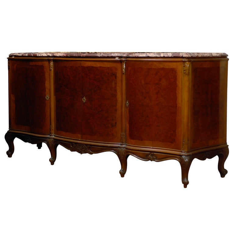 Large French Painted Sideboard at 1stdibs
