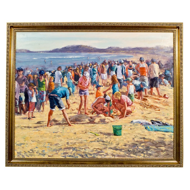 Australian Beach Painting at 1stDibs