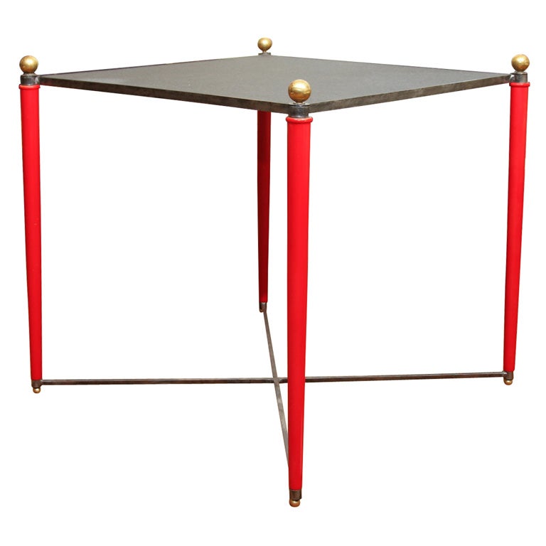 Steel Games Table at 1stDibs