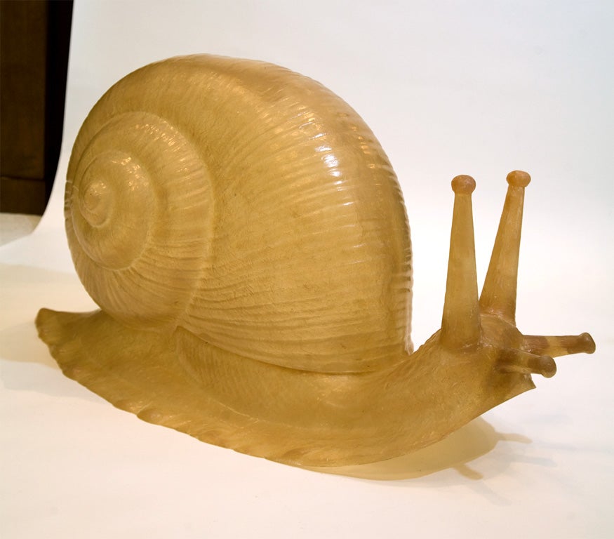 Original "Ghost Snail" in Cast Fiberglass by Tony Duquette at 1stDibs ...